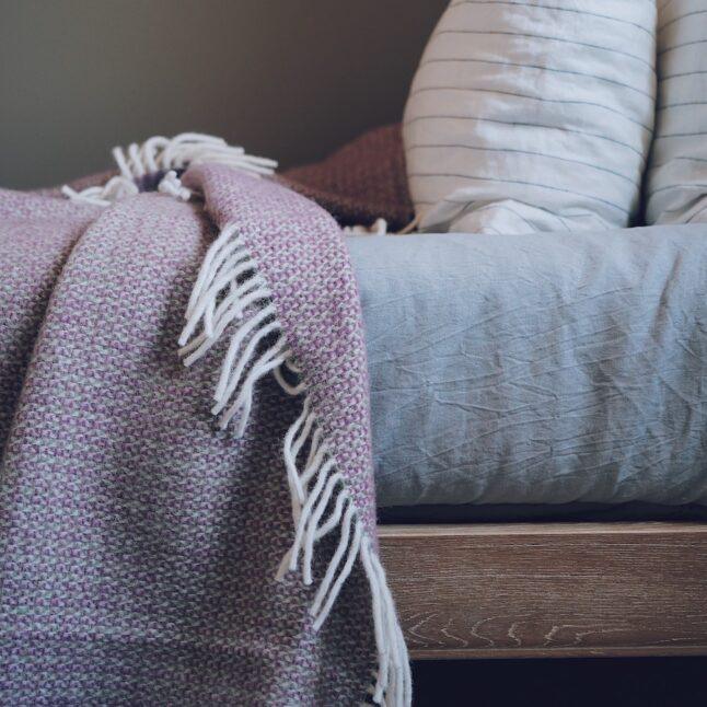 Raspberry Throw - Tom Lane, Made in Britain.