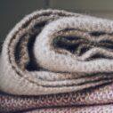 Beige Wool Throw - Tom Lane