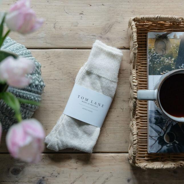 Alpaca - Cream - Tom Lane, Made in England.